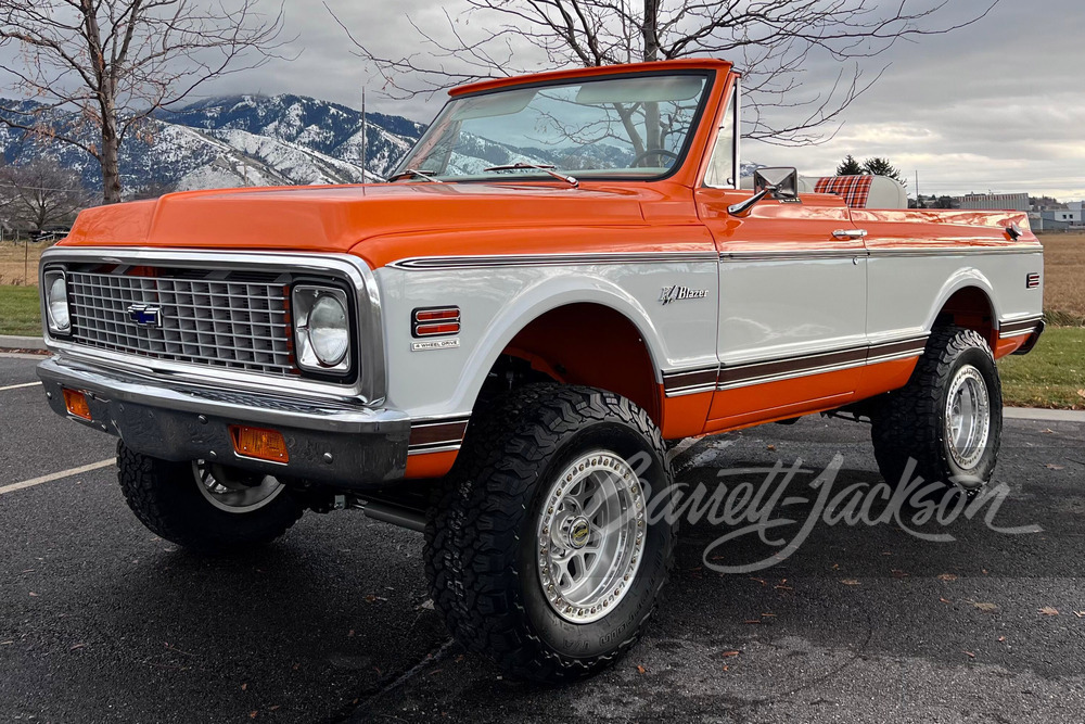 Lot 1602 1972 Chevrolet K5 Blazer Custom Suv Barrett Jackson